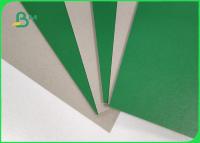 China Grade AAA Green Chip Board Thickness 2MM One Side Green One Side Grey for sale