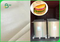 China Wrapping Food Safe MG Brown Kraft Paper Roll Of 24 Grams 32 Grams FDA FSC ISO for sale