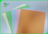 China Width 61 × 86cm Feel Good Bright Colors 80gsm 90gsm Colored Offfset Paper In Roll for sale