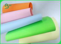 China Width 61 × 86cm Feel Good Bright Colors 80gsm 90gsm Colored Offfset Paper In Roll for sale