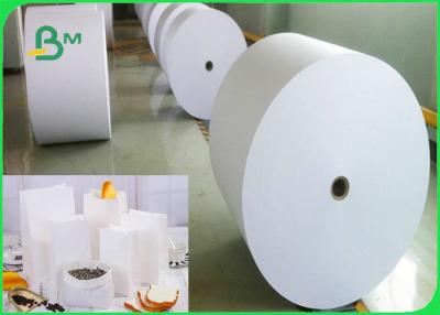 China Food Grade Bleached White Kraft Paper Roll For Meat Package 60gsm 70gsm for sale