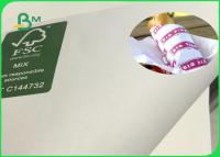 China 60gsm 70gsm 80gsm 120gsm Bleached White Kraft Paper Roll Food Safe FSC FDA EU ISO for sale
