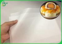China 35GSM MG White Kraft Paper Roll With  One Side Resists Wet And Greaseproof for sale