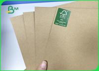 China FSC & EU 110 -220gsm Test Liner Board Sheet 70 * 100cm Recycled Pulp Sample Free for sale