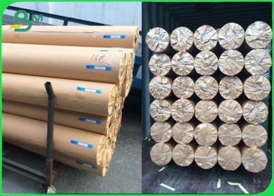 China 75 - 100gsm Offest Paper Inkjet CAD Plotter Paper 24 Inch X 150ft Core 2 Inch for sale