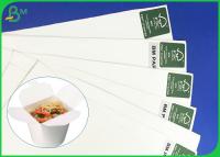 China Food Grade 300gram 350gram One Side PE Coated Paper For Making Food Boxes for sale