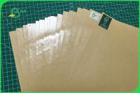 China Waterproof Anti Oil Single PE Brown Kraft Paper 30 To 350gsm FDA FSC ISO SGS for sale