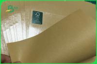 China FDA FSC 100 % Food Safe PE Coated Brown Paper For Box Of Food 300gr 350gr for sale
