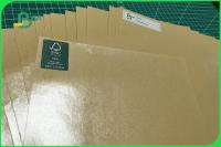 China FDA FSC 100 % Food Safe PE Coated Brown Paper For Box Of Food 300gr 350gr for sale
