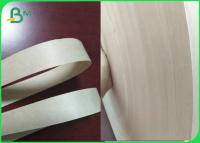 China FDA 60gsm Unbleached Kraft Paper 15mm Roll For Paper Straws Making for sale