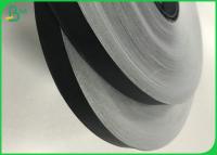China Environmental 14mm 15mm 60gsm Food Grade Black Printed Paper For Straws for sale