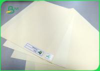 China Width 700mm Good Strength No Powder Drop Cream Woodfree Paper For School Book for sale