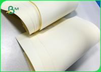 China Width 700mm Good Strength No Powder Drop Cream Woodfree Paper For School Book for sale