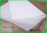China 30g - 40g Greaseproof White Color Food Grade Paper Roll For Wrapping Food for sale