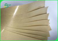 China 40gsm 60gsm Single Side PE Coated Kraft Paper For Food Packages Bags for sale