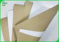 China Coated single sided 300G 350G White Clay Coated Kraft Board / Duplex Board Sheets for sale