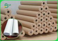 China 20# Inkjet Plotter Paper High Brightness FSC Certified For HP Printer Length 100m for sale