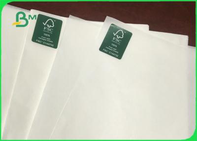 China FDA Eco - Friendly Uncoated White Sack Kraft Paper For Bags 30gsm 35gsm 42gsm for sale