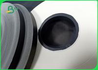 China 60 & 120gsm Black / White Straw Paper Tube Roll Customizable For Beverages for sale