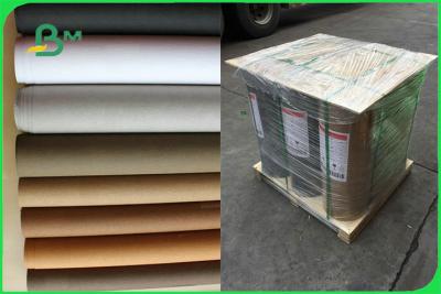 China 30 Colors Natural Fiber Washable Kraft Paper In Roll Making Wallet Bags OEM for sale