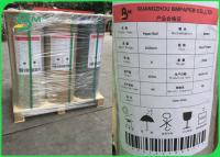 China Both Sides Smooth Washable Kraft Paper Fabric In Roll Packing OEM Available for sale