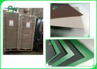 China 700g / 1.1mm Moistureproof Laminated Colored Grey Board For Outer Packaging for sale