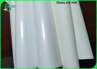 China Recyclable Non - Tearable PP Coating Synthetic Paper For Adhesive Labels for sale