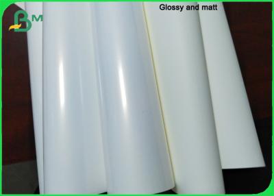 China Recyclable Non - Tearable PP Coating Synthetic Paper For Adhesive Labels for sale