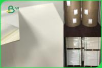 China FSC White Color Double Side Card Board Higher Thick Roll 1mm 1.2mm 1.5mm for sale