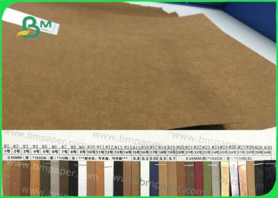 China Multifunction Reused Fabric Washable Kraft Paper In Roll Making bags Flowerpot for sale