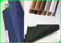 China Multifunction Reused Fabric Washable Kraft Paper In Roll Making bags Flowerpot for sale