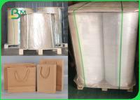 China 250 - 450gsm Good Toughness FDA Brown Craft Paper For Street Food Package for sale