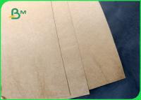 China 250 - 450gsm Good Toughness FDA Brown Craft Paper For Street Food Package for sale