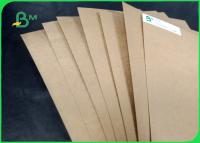 China 250 - 450gsm Good Toughness FDA Brown Craft Paper For Street Food Package for sale