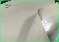 China FDA FSC Food Grade Brown Kraft Paper For Paper Tray Street Food Package for sale