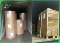 China FDA FSC Food Grade Brown Kraft Paper For Paper Tray Street Food Package for sale