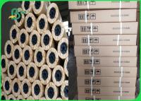 China 70 / 80 Gram AA Bond Plotter Paper 72'' 60'' 25 Kg / Roll Length Customized for sale