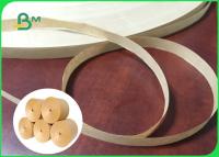 China 100% Virgin Wood Pulp Brown Kraft Straw Paper 60gsm In Roll Or Customized for sale