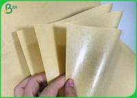 China Single Sided Glossy 40gsm 50gsm Brown color Kraft Paper + 10gr 15gr PE Poly Coated for sale