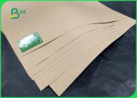 China 60gsm 70gsm 80gsm Recycle Pulp Folding Resistance Brown Kraft Paper For Packing for sale