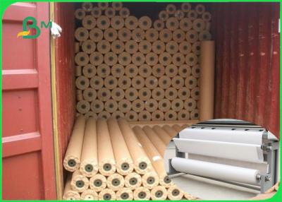 China White 80gsm Garment Cutting Room CAD Plotter Paper Roll For Designers Recycled for sale