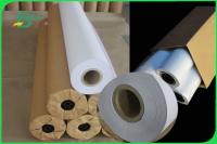 China White 80gsm Garment Cutting Room CAD Plotter Paper Roll For Designers Recycled for sale