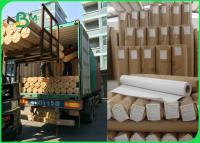 China White 80gsm Garment Cutting Room CAD Plotter Paper Roll For Designers Recycled for sale