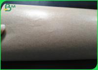 China FDA Approved 1 Side PE Coating Brown Craft Paper Rolls 36