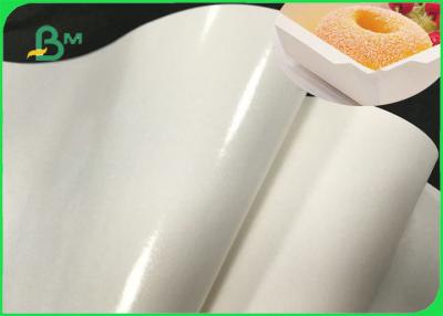 China Waterproof PE Coating White & Brown Craft Paper Roll 36'' Making Plate Bowl for sale