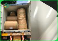 China PE Coating White & Brown Kraft Paper For Food Storage Pouch 1150mm 1300mm for sale