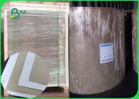 China Size 1160mm 1300mm White Carboard With Grey Back Thickness 450gsm In Roll for sale
