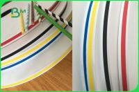 China Eco - Friendly FDA Colorful Patterned Kraft Paper For Disposable Straw 14mm 15mm for sale