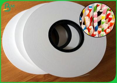 China 60gsm 120gsm 100mm - 450mm Food Grade White Kraft Paper For Paper Straws for sale