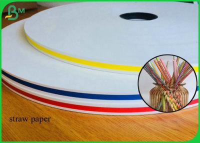 China 60GSM And 120GSM White Kraft Paper To Make Colorful Straw Tubes for sale